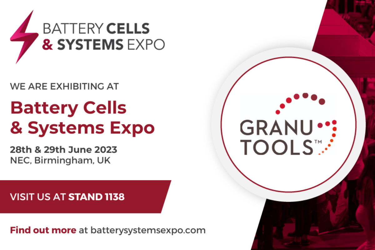 Granutools - Battery Cells & Systems Expo 2023
